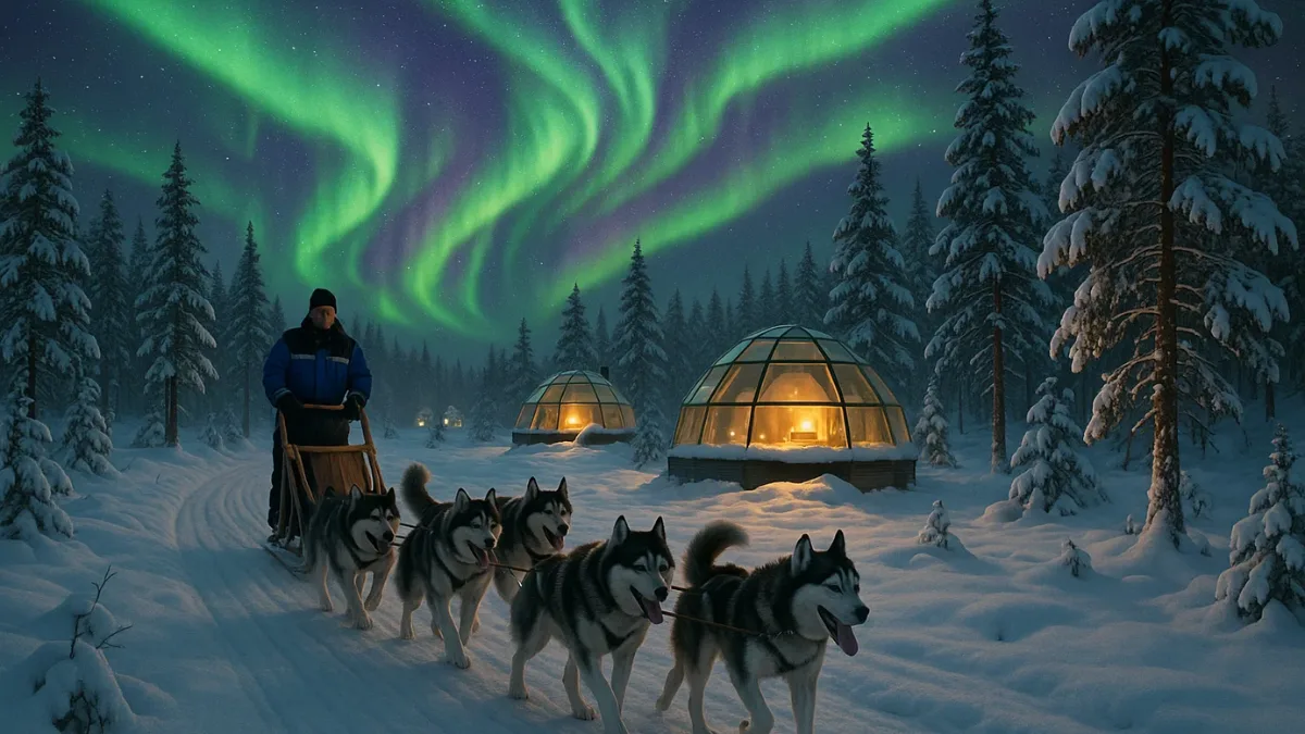 Northern Lights Husky Safari: Ride Through the Arctic Magic